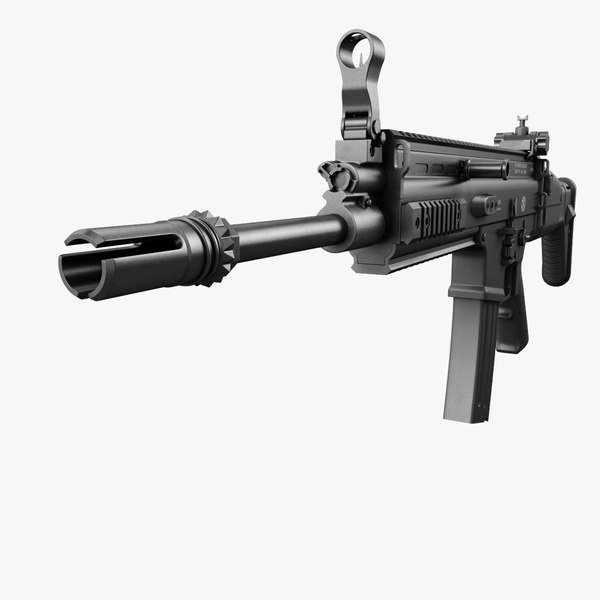 Scar rifle 3D model - TurboSquid 1174045