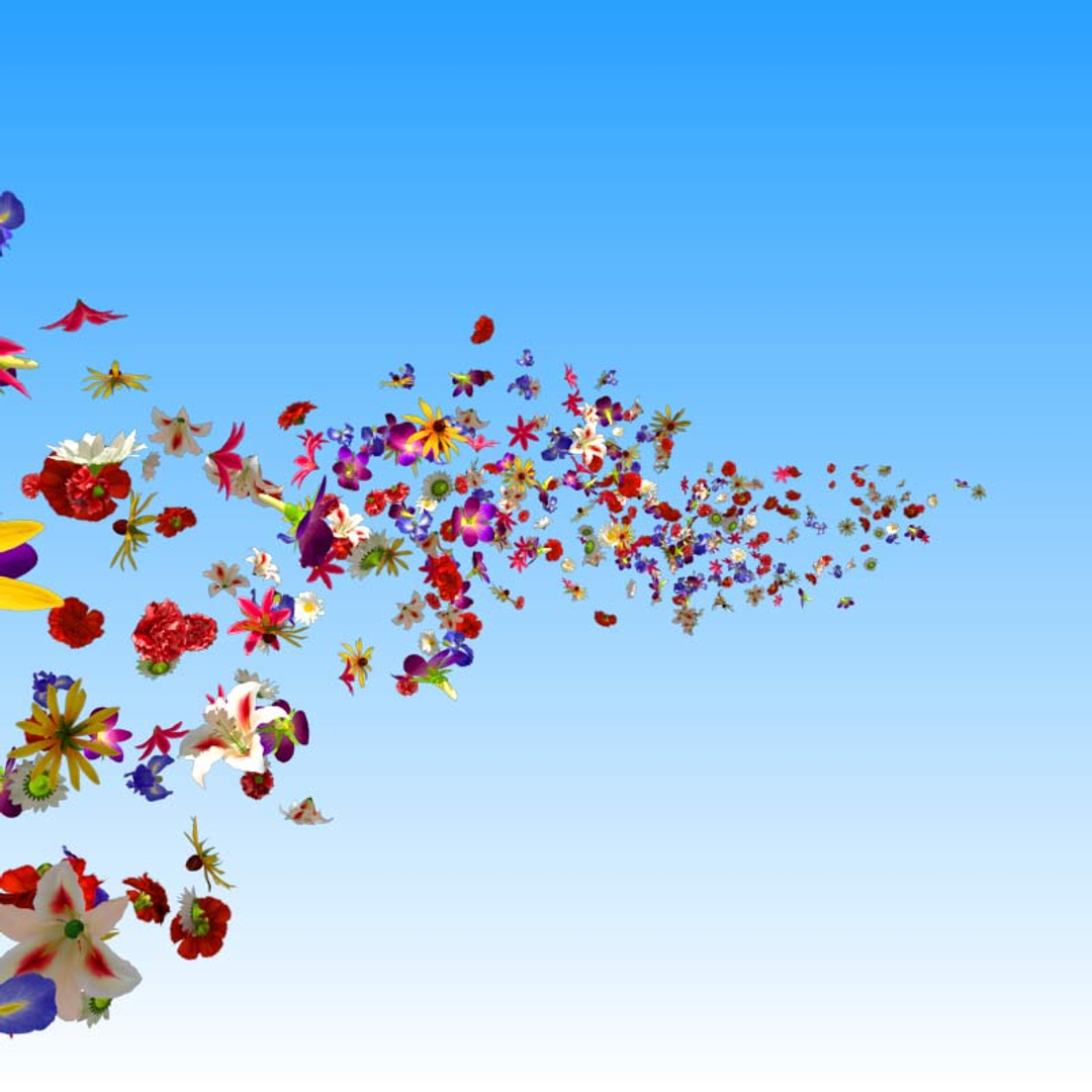 max flowers animation spline