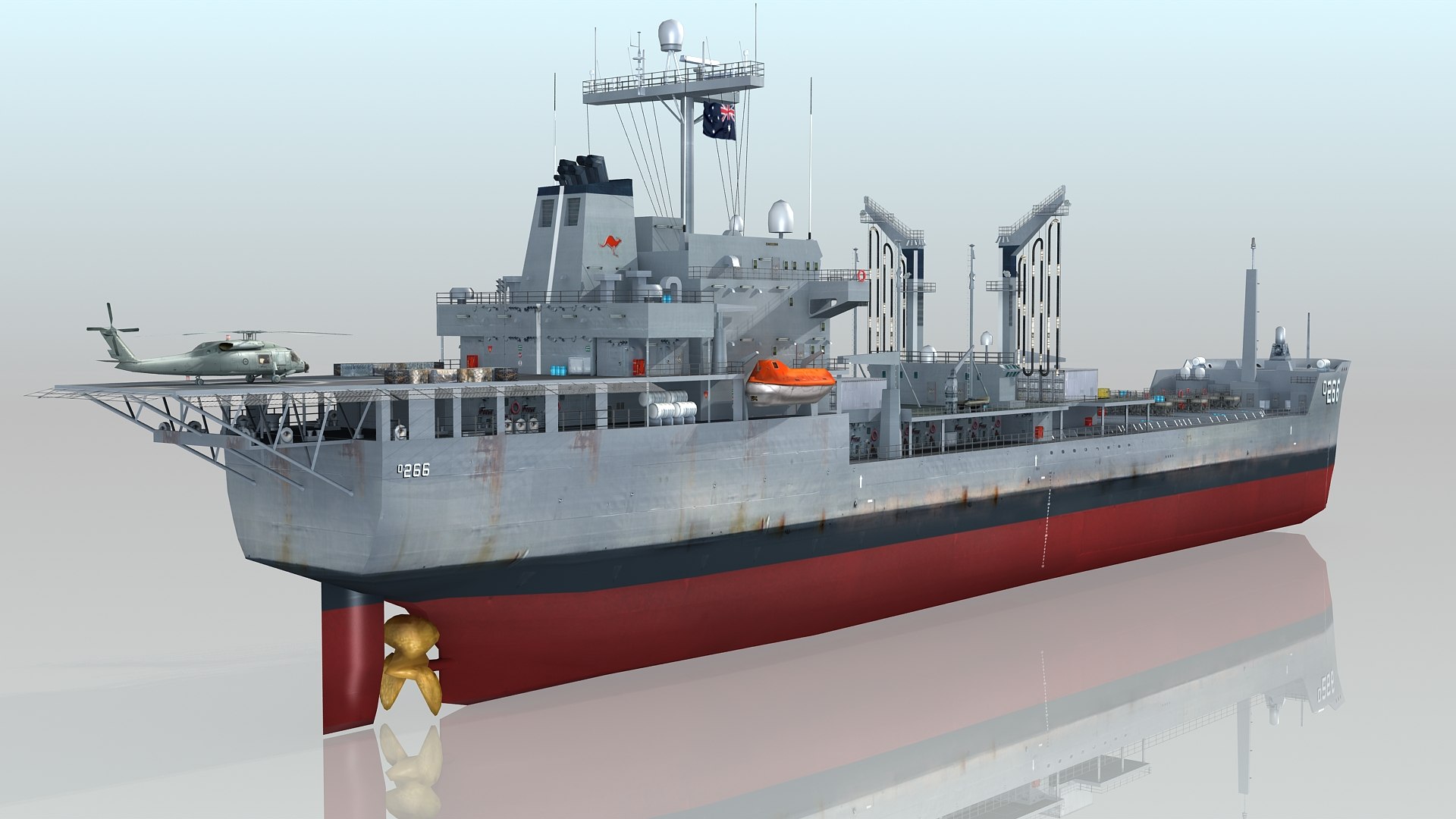 3D HMAS Sirius O-266 Royal Australian Navy - TurboSquid 1898633