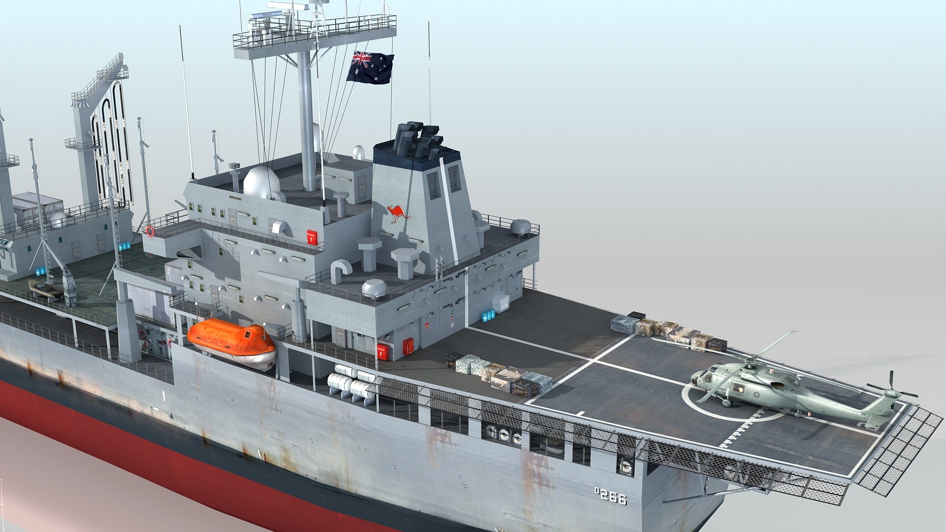 3D HMAS Sirius O-266 Royal Australian Navy - TurboSquid 1898633