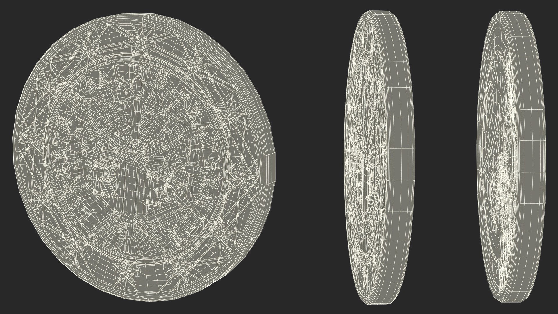 3D France 2 Euro Coin model - TurboSquid 2146077