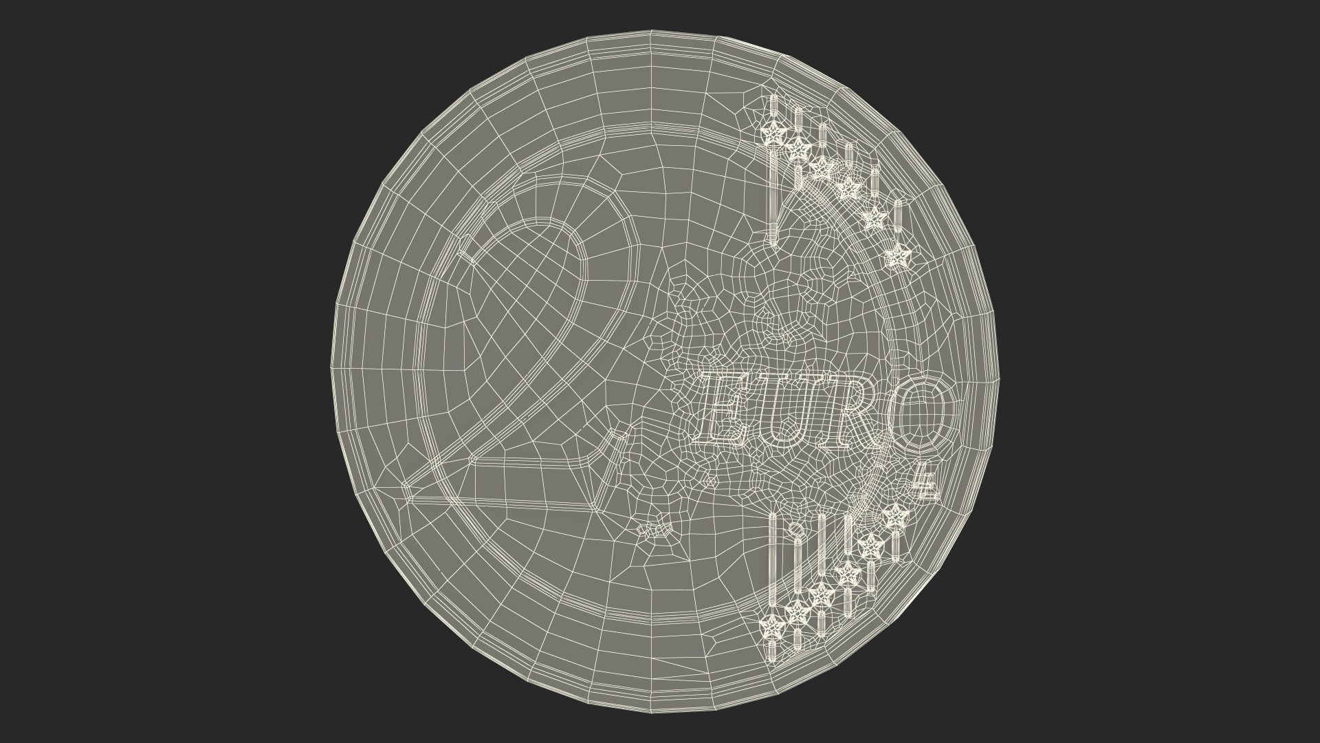 3D France 2 Euro Coin model - TurboSquid 2146077
