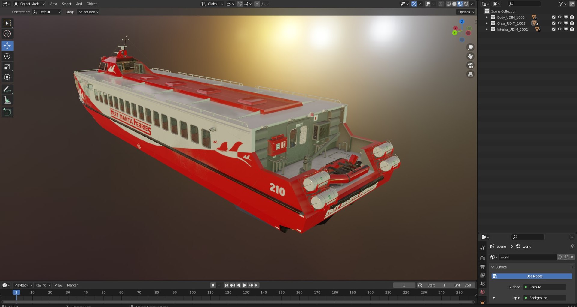 Fast Manta Ferryes 3D Model - TurboSquid 2000470