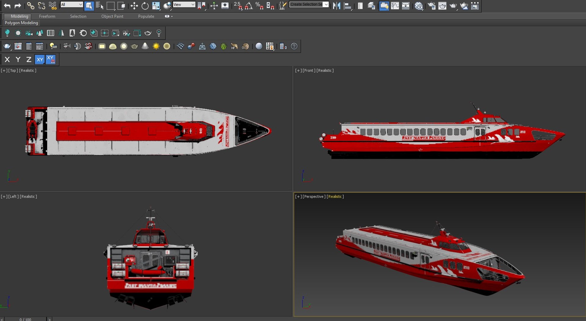 Fast Manta Ferryes 3D Model - TurboSquid 2000470