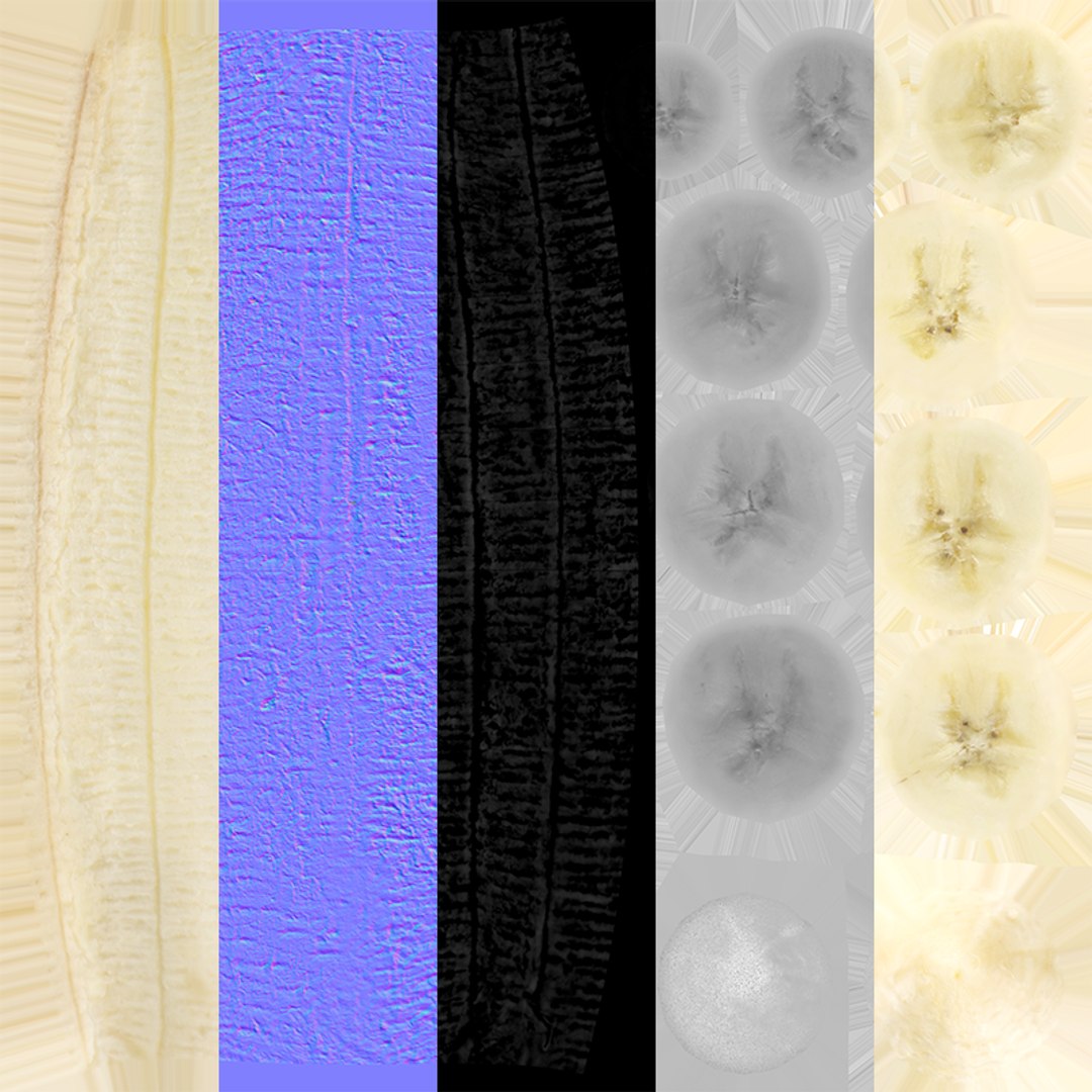 3D Banana - 3 Variations - TurboSquid 1973920