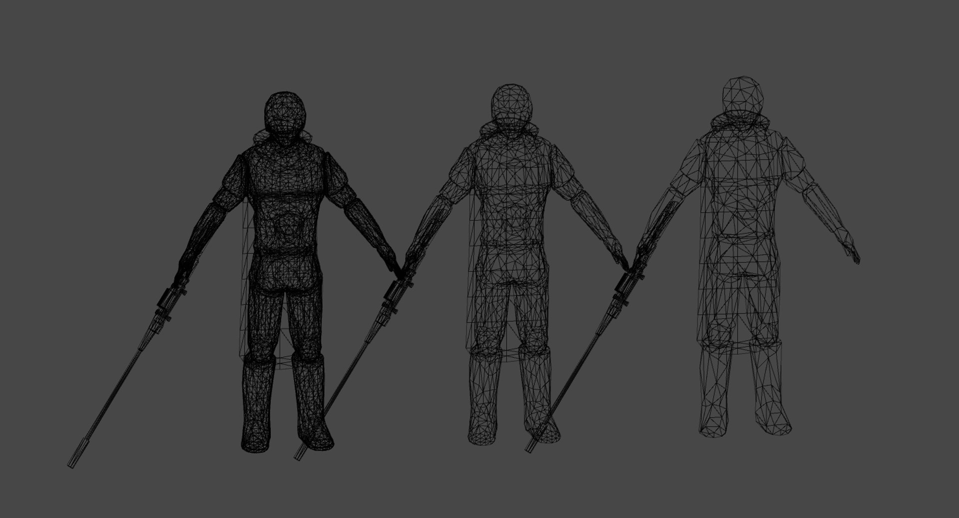 3D sci-fi infantry characters model - TurboSquid 1479906