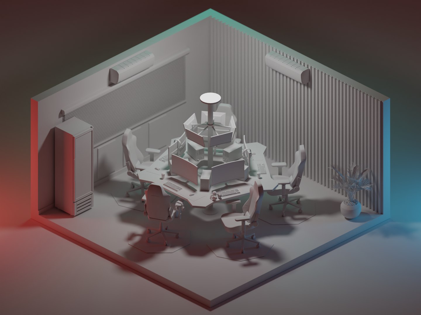 Low Poly - Gaming Station 3D Model - TurboSquid 1972775
