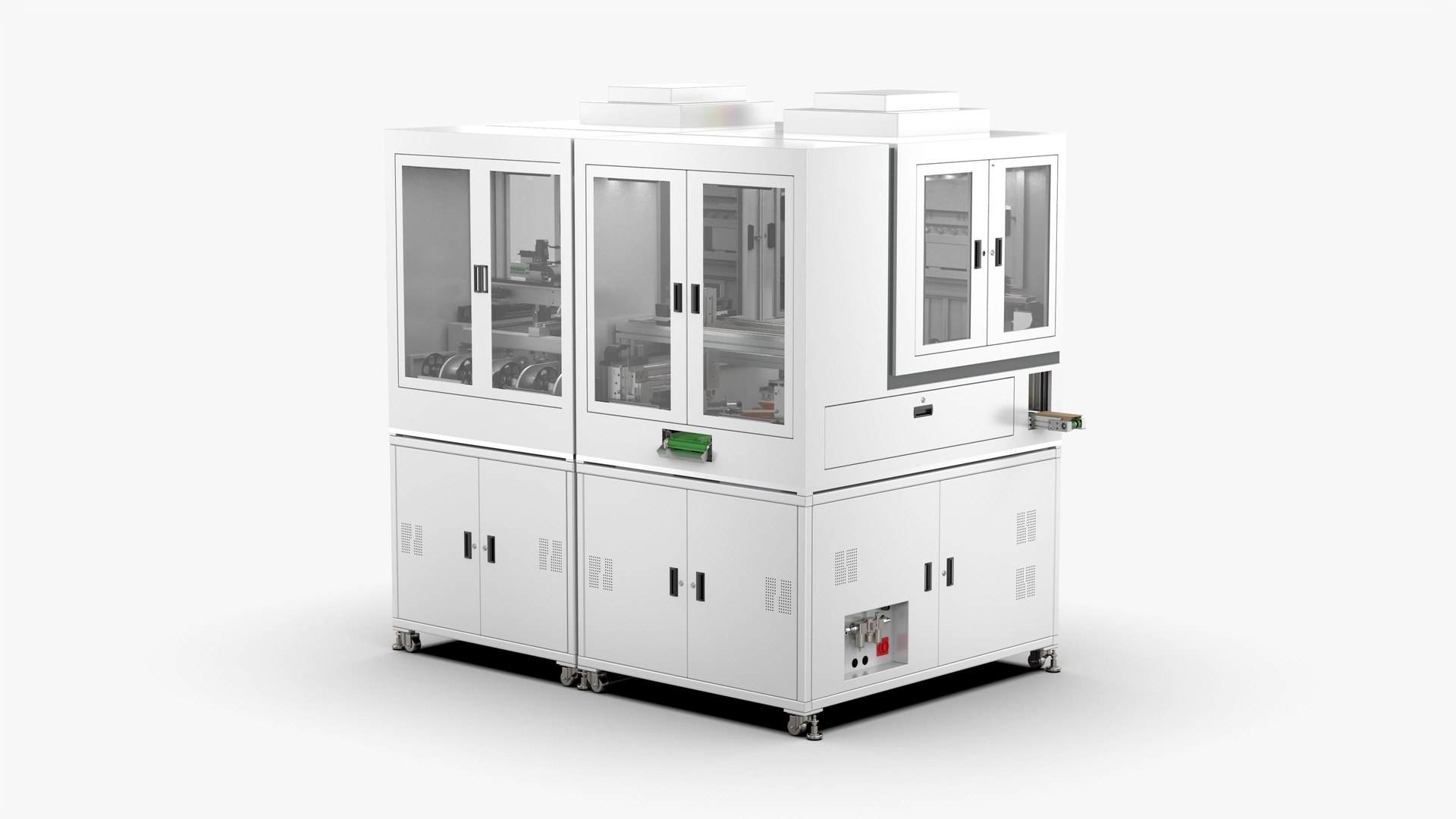 3D Automatic Labeling And Sealing Machine Model - TurboSquid 2038390