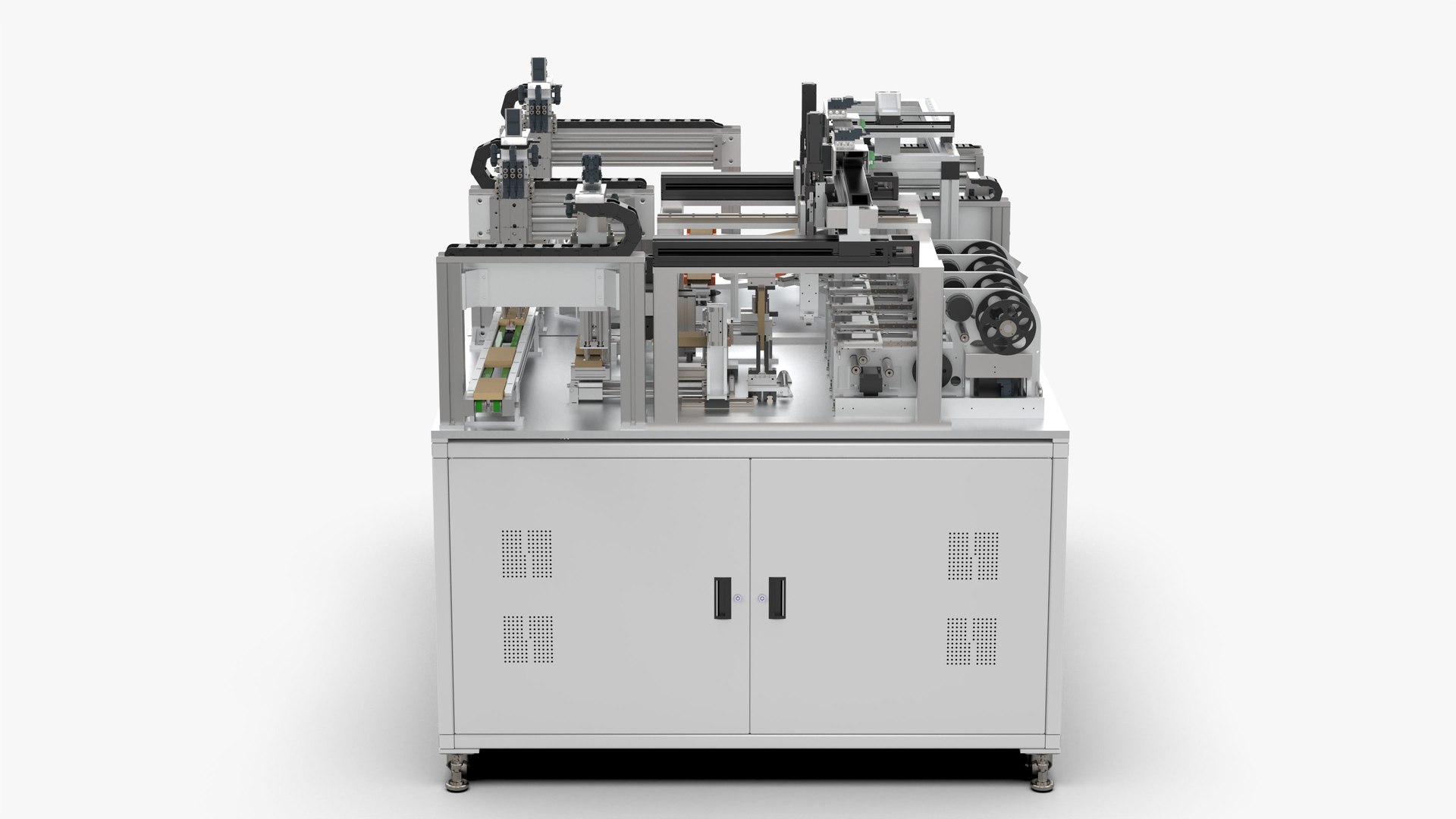 3D Automatic Labeling And Sealing Machine Model - TurboSquid 2038390