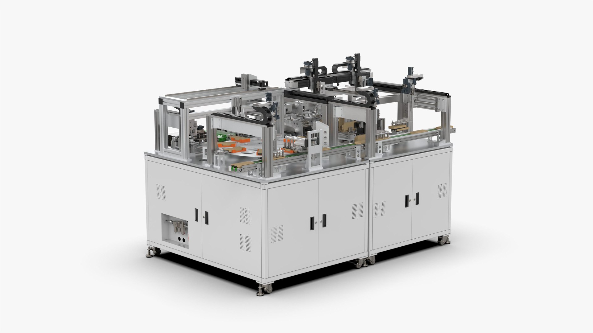 3D Automatic Labeling And Sealing Machine Model - TurboSquid 2038390