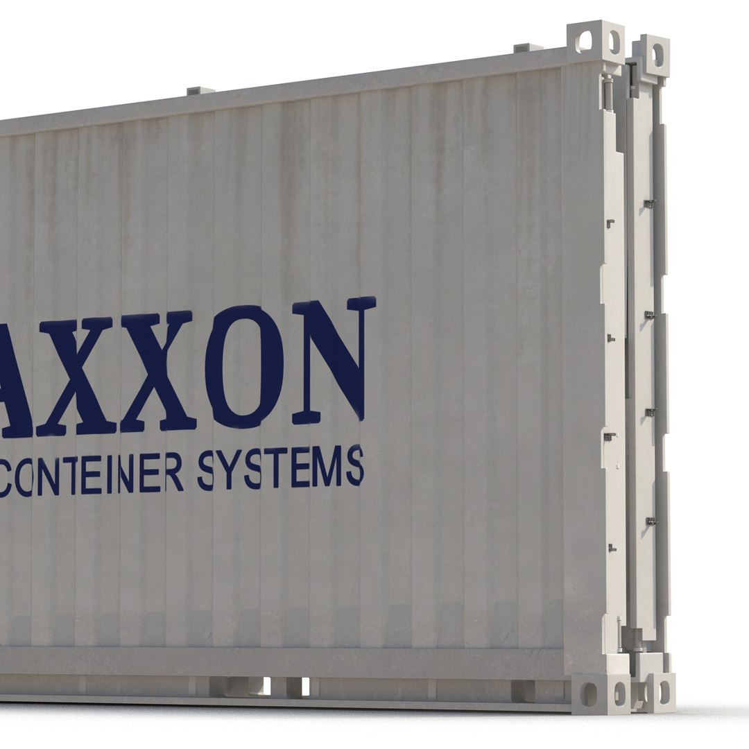 Collapsible Iso Container Folded 3d Model