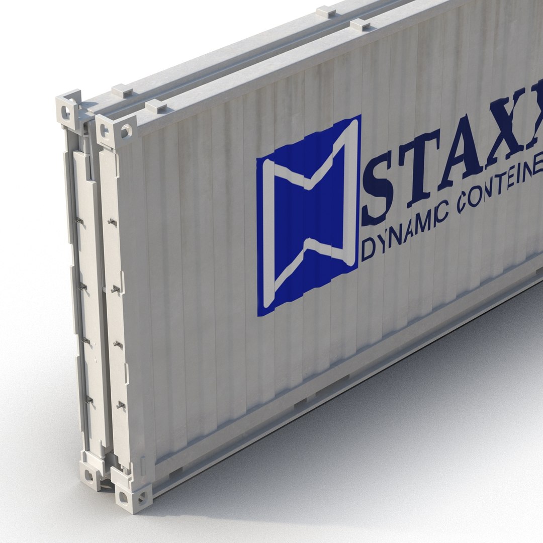 Collapsible Iso Container Folded 3d Model