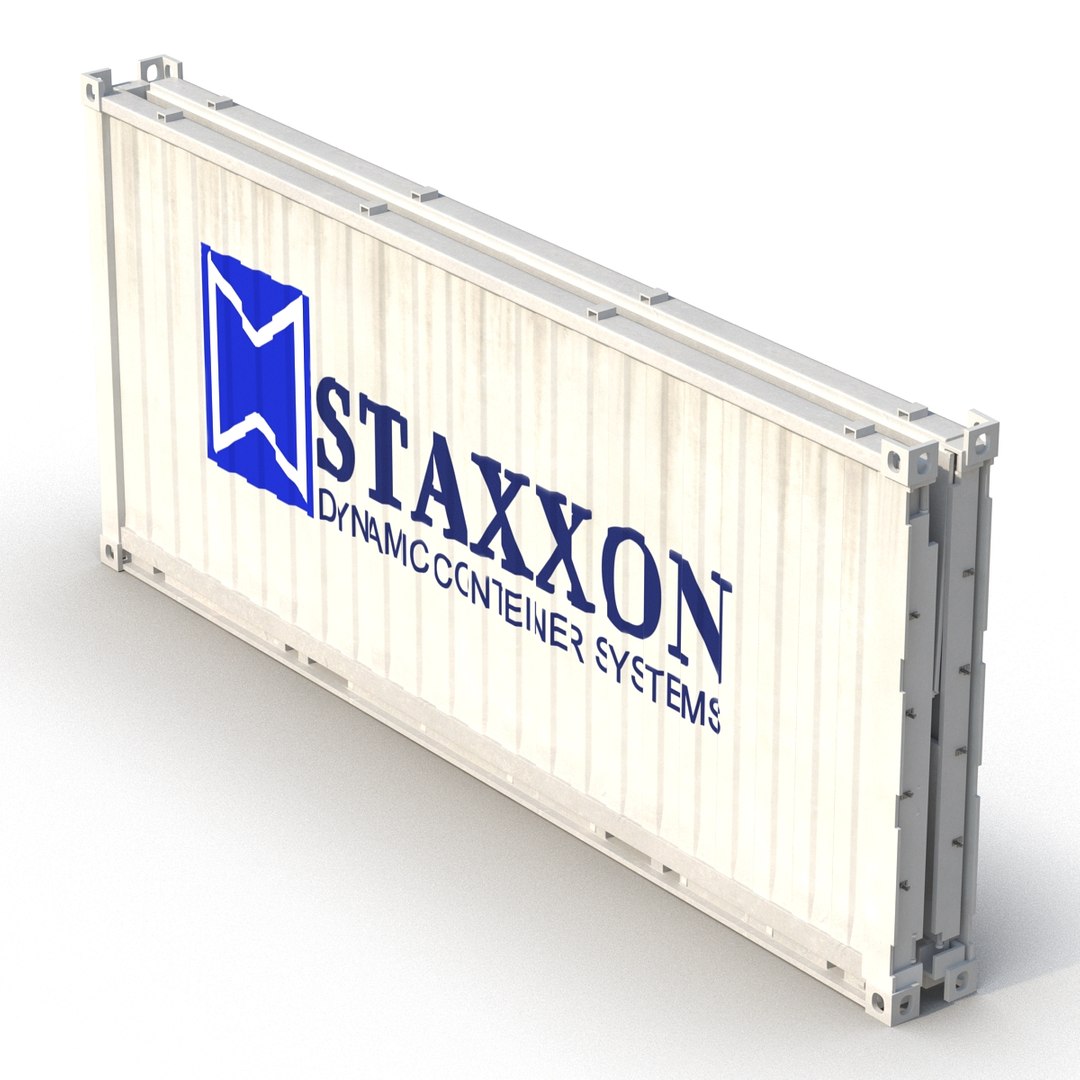 Collapsible Iso Container Folded 3d Model