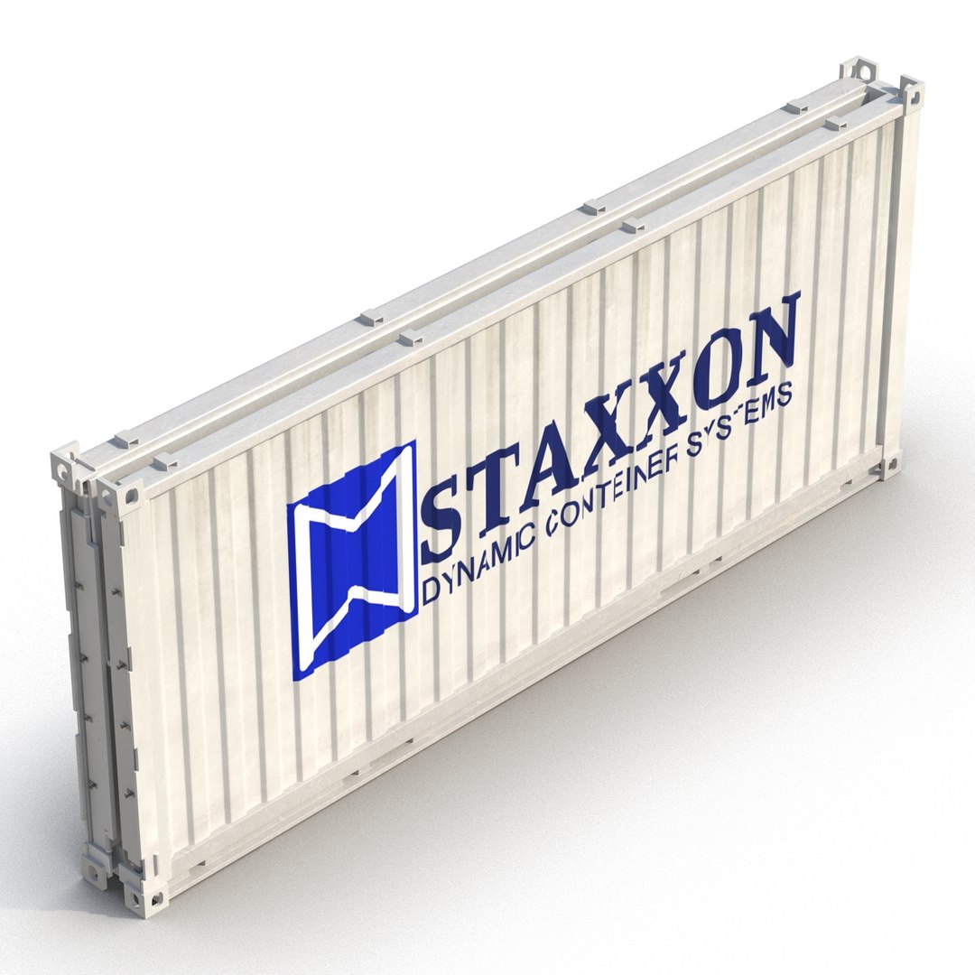 Collapsible Iso Container Folded 3d Model