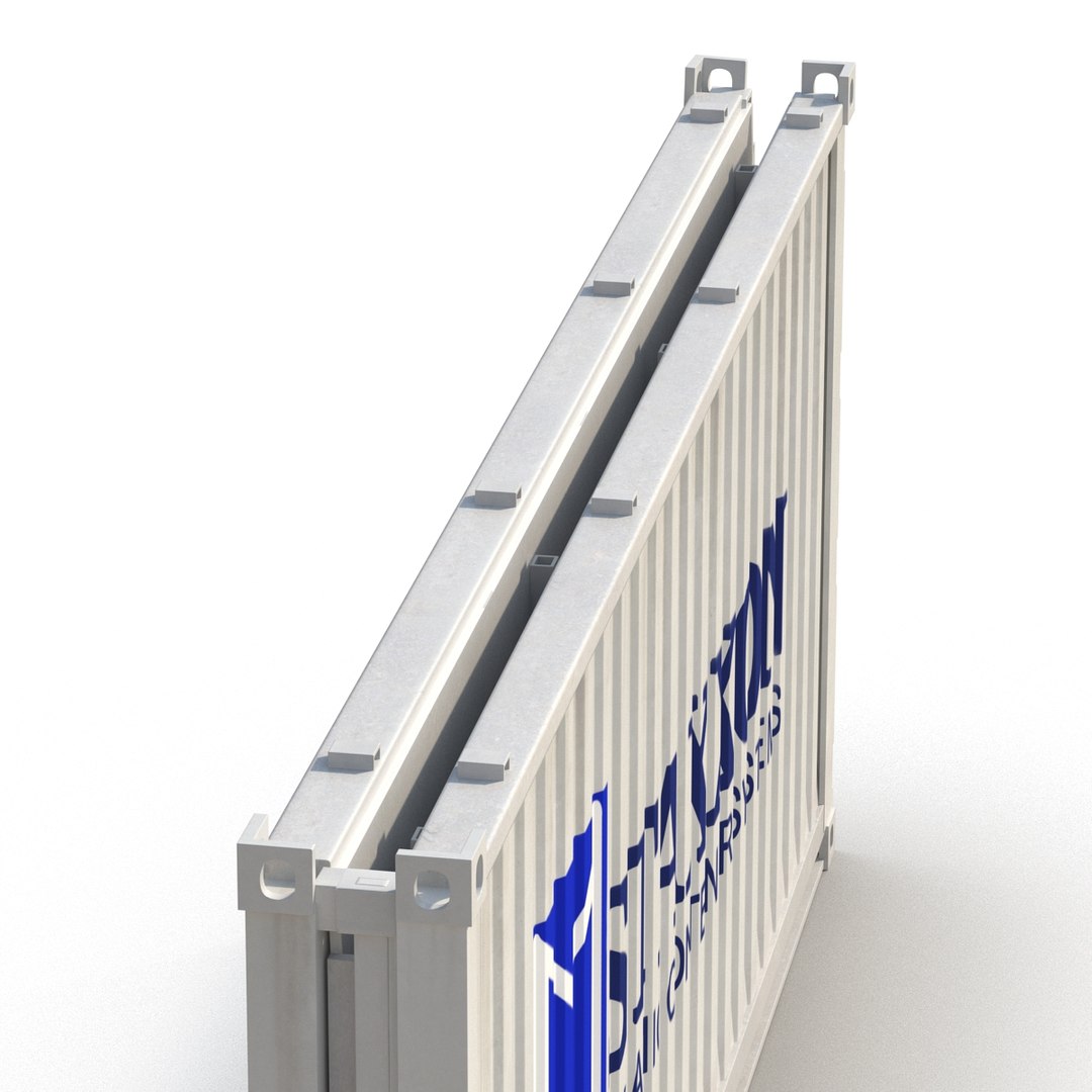 Collapsible Iso Container Folded 3d Model