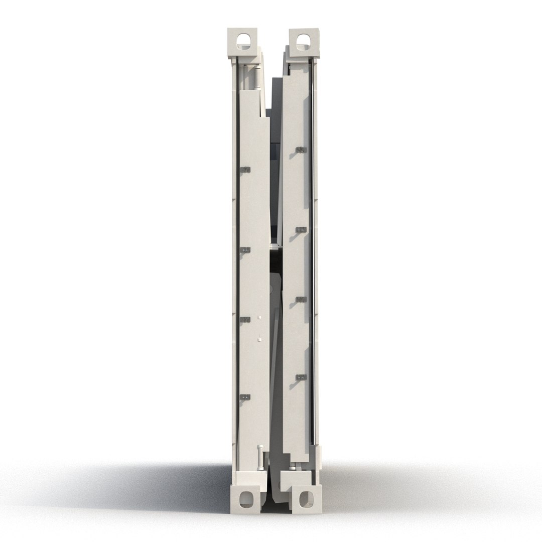 Collapsible Iso Container Folded 3d Model