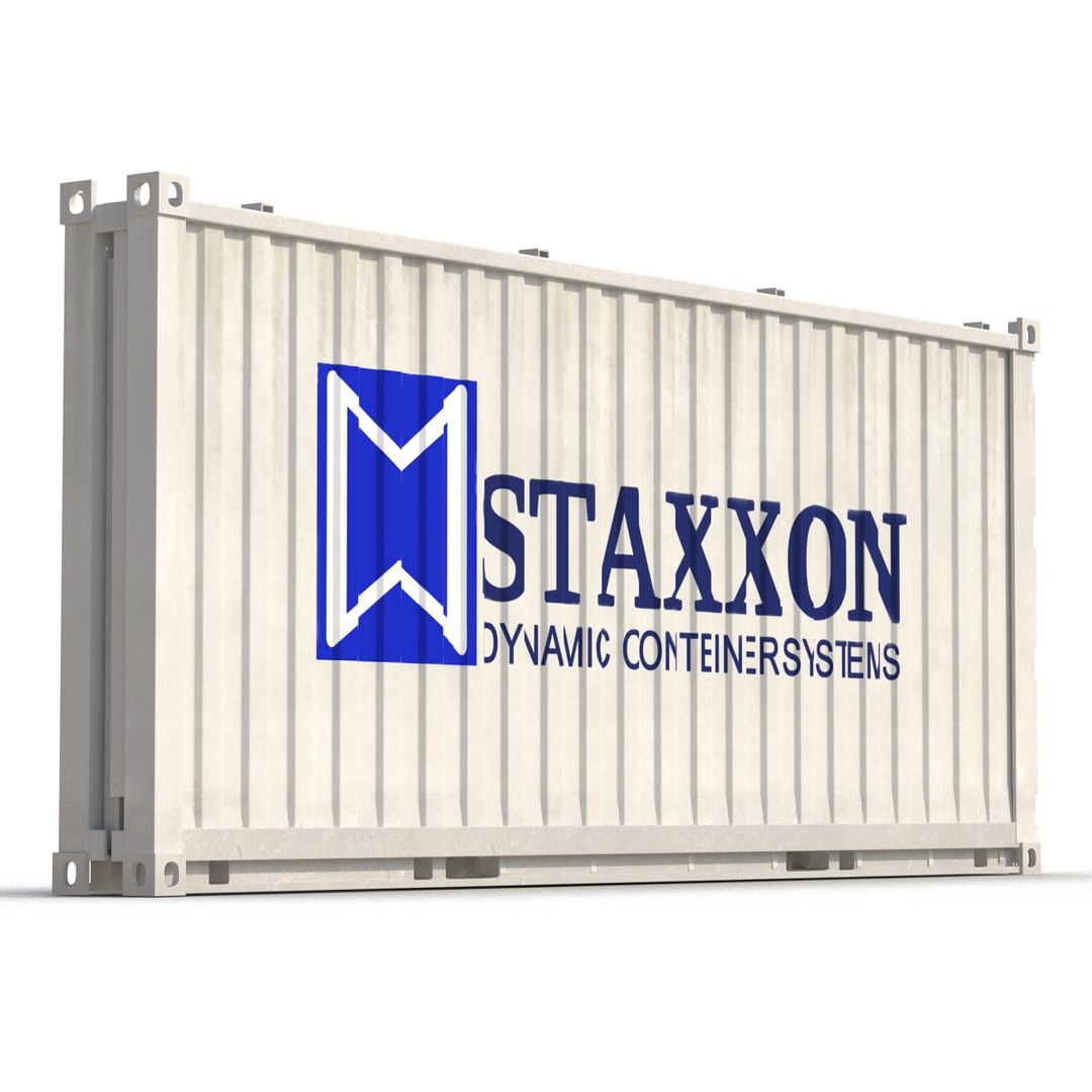 Collapsible Iso Container Folded 3d Model