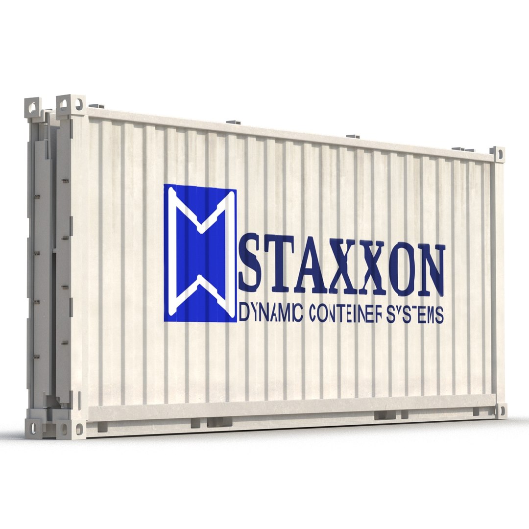 Collapsible Iso Container Folded 3d Model