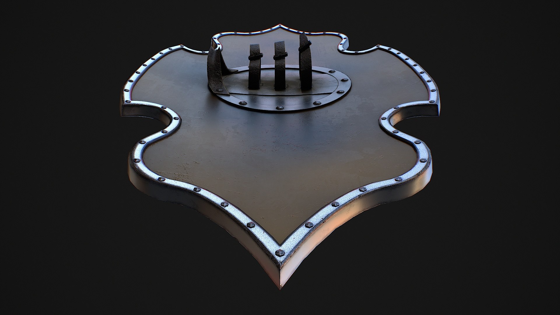Fantasy Shield 4 3D Model - TurboSquid 2358239
