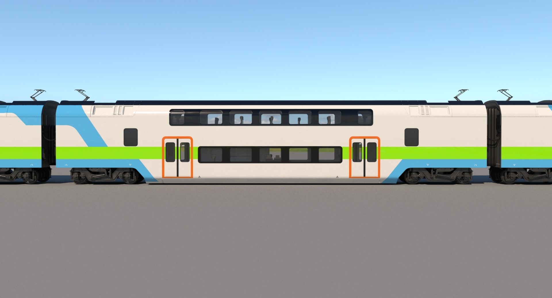 3D trains eurostar model - TurboSquid 1324590