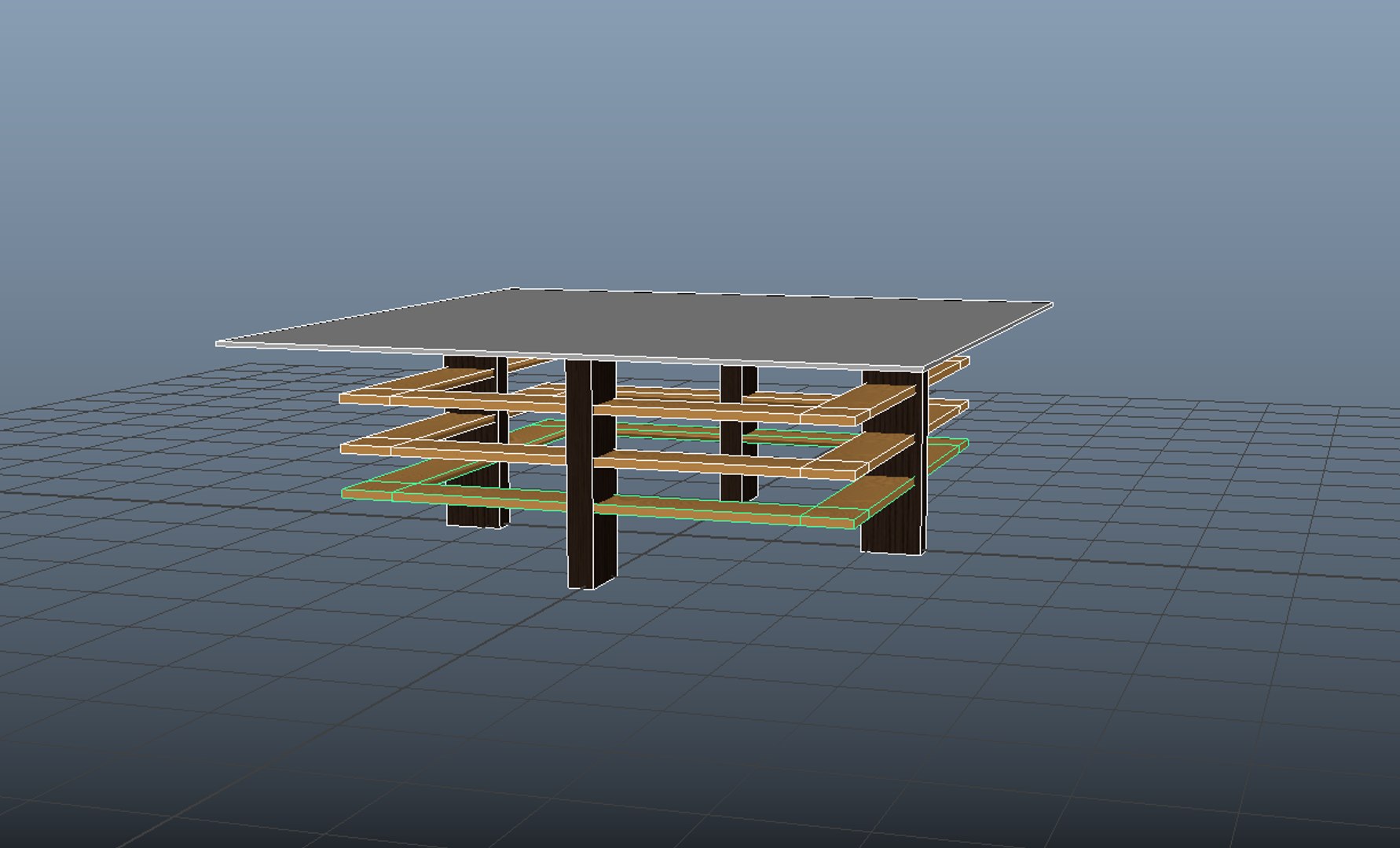 3D Center Table Model - TurboSquid 1299174