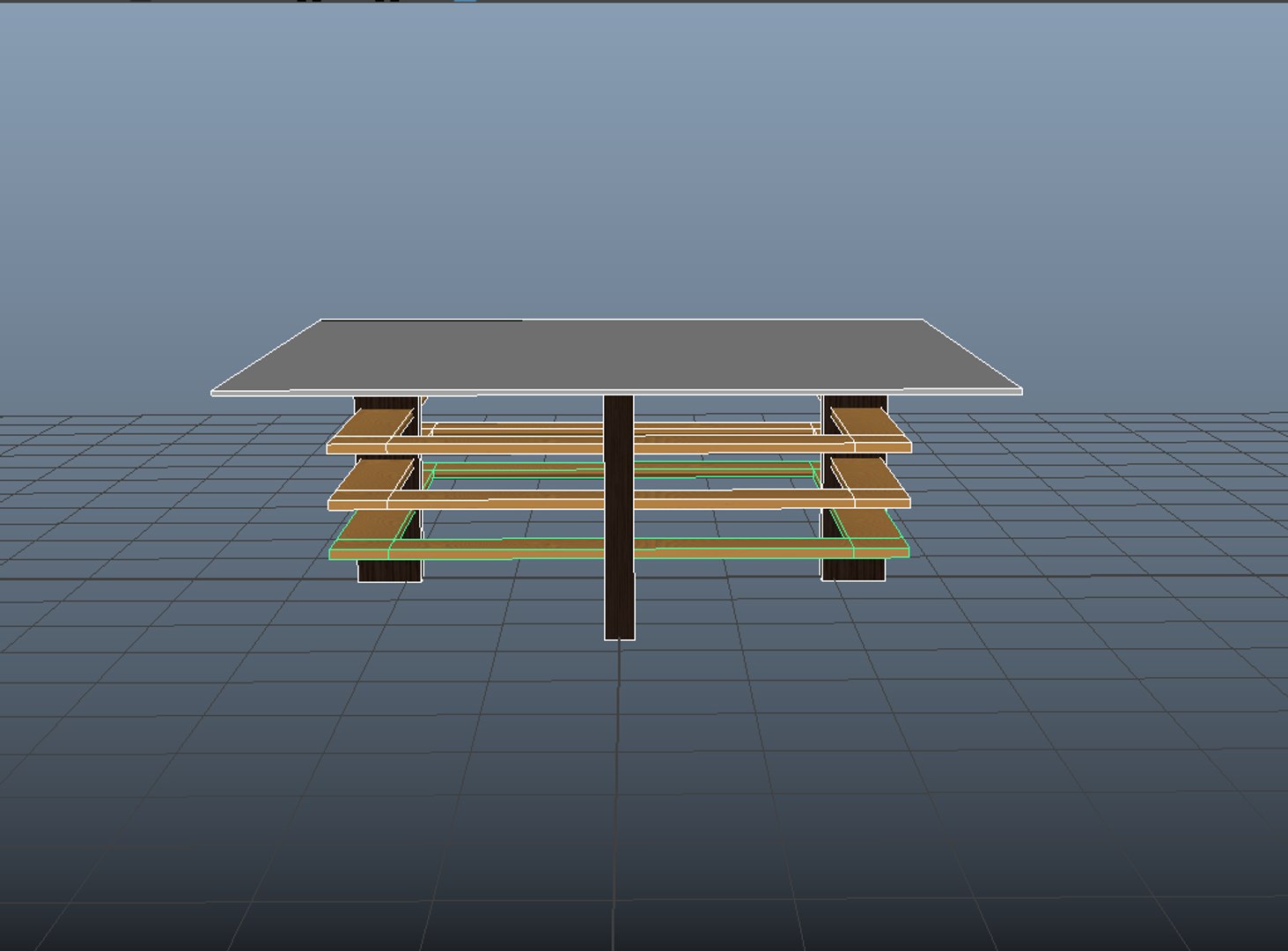 3D Center Table Model - TurboSquid 1299174