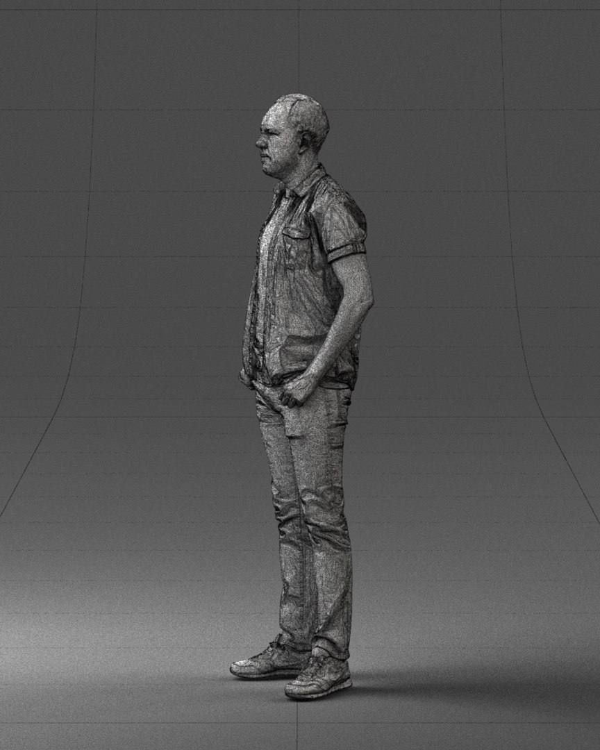 3D Scanned Human Looking Model - TurboSquid 1521485
