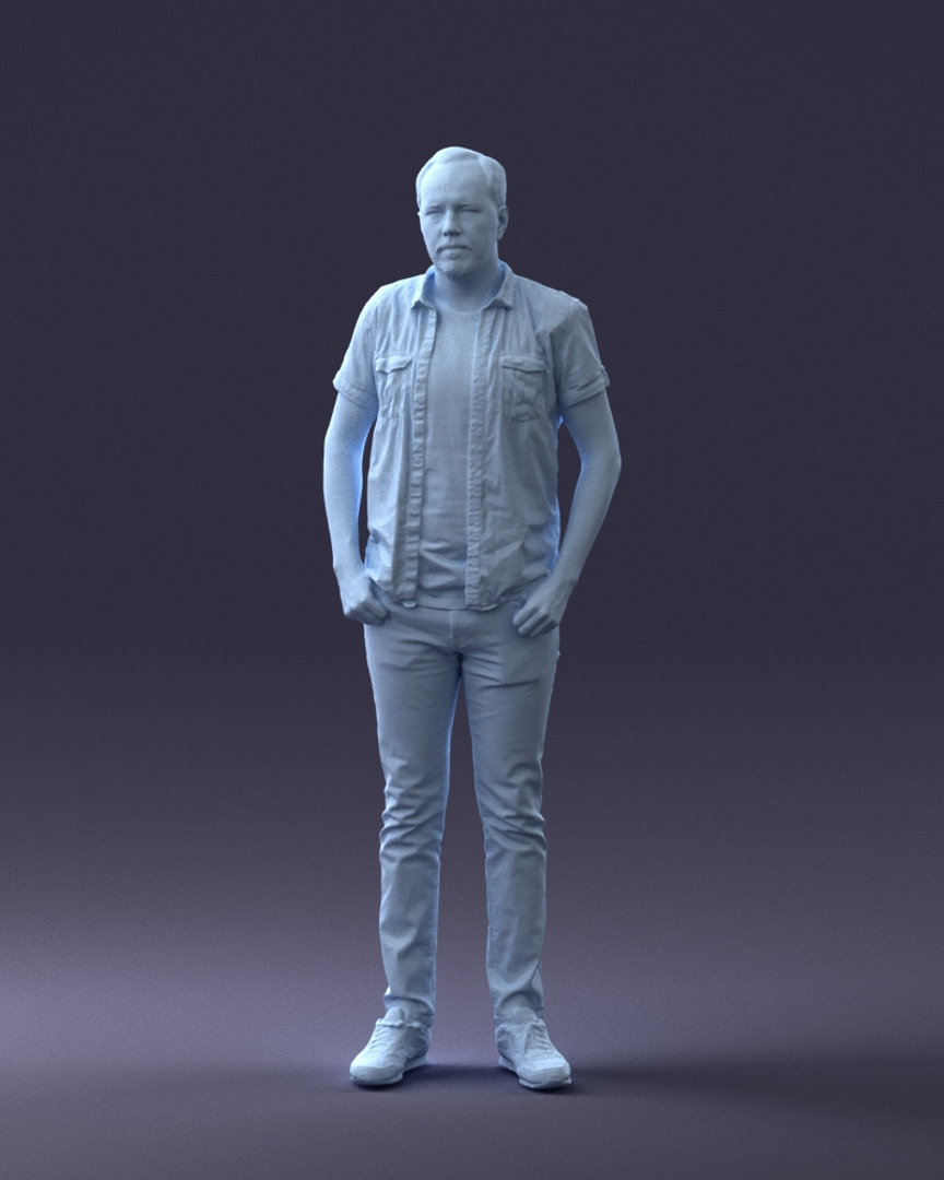 3D Scanned Human Looking Model - TurboSquid 1521485