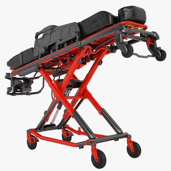 modelo 3d Powered Ambulance Trolley 11 - TurboSquid 2001304