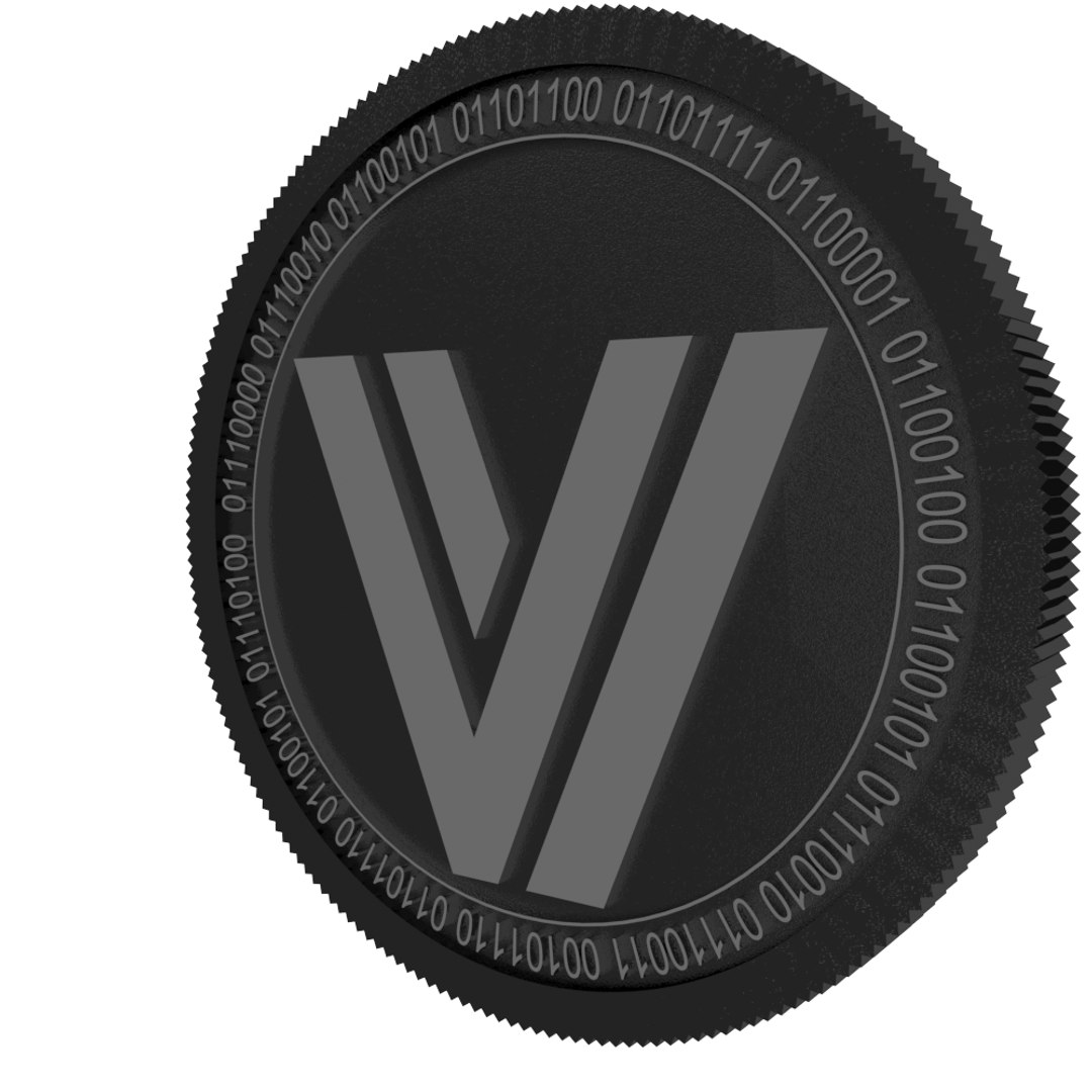 Vbt Black Coin 3D Model - TurboSquid 1631346