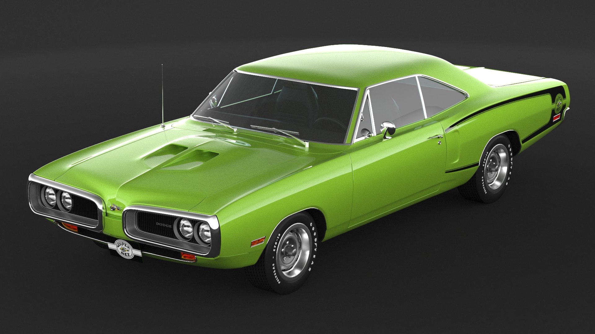1970 Dodge Super Bee 3D Model - TurboSquid 1916964
