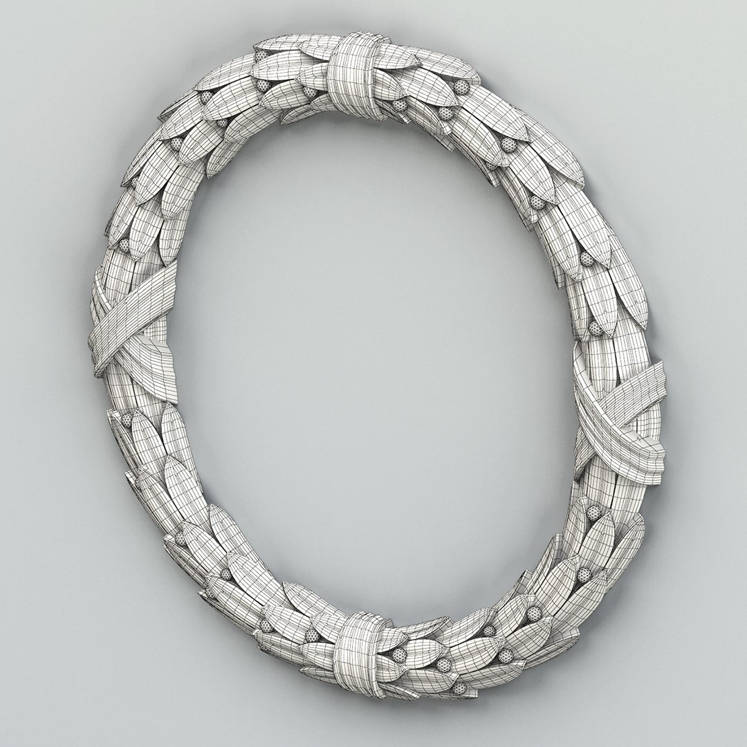 3d model decorative wreath