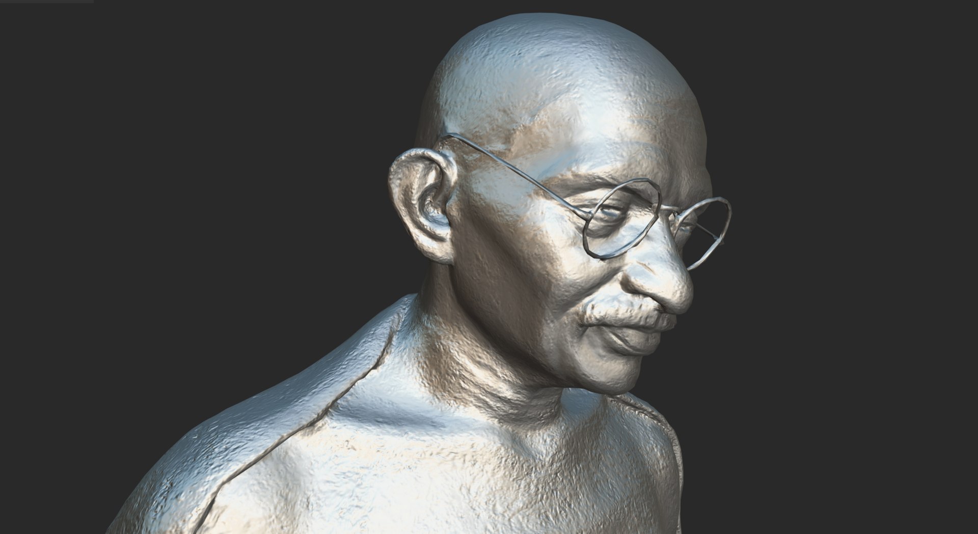 3D Model Gandhi Letter - TurboSquid 1435030