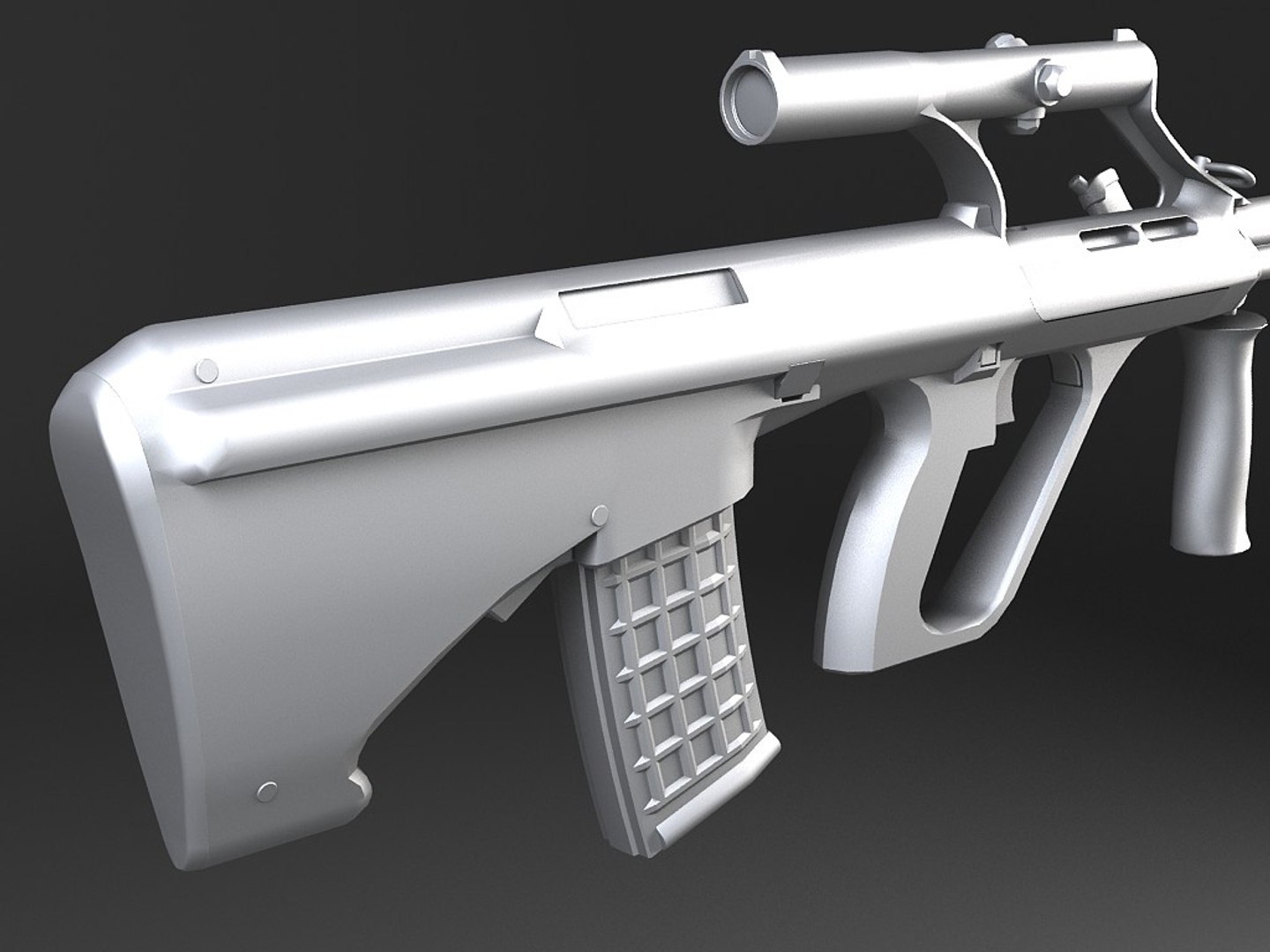 3d Model Of Steyr Aug A1 Assault Rifle