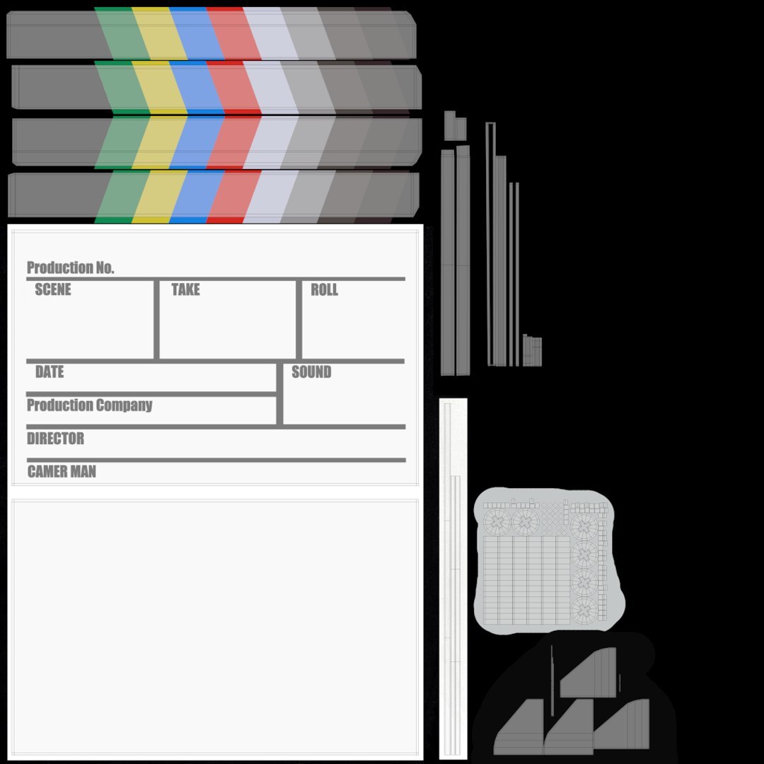 Movie Tools Collection 3D Model - TurboSquid 2397819