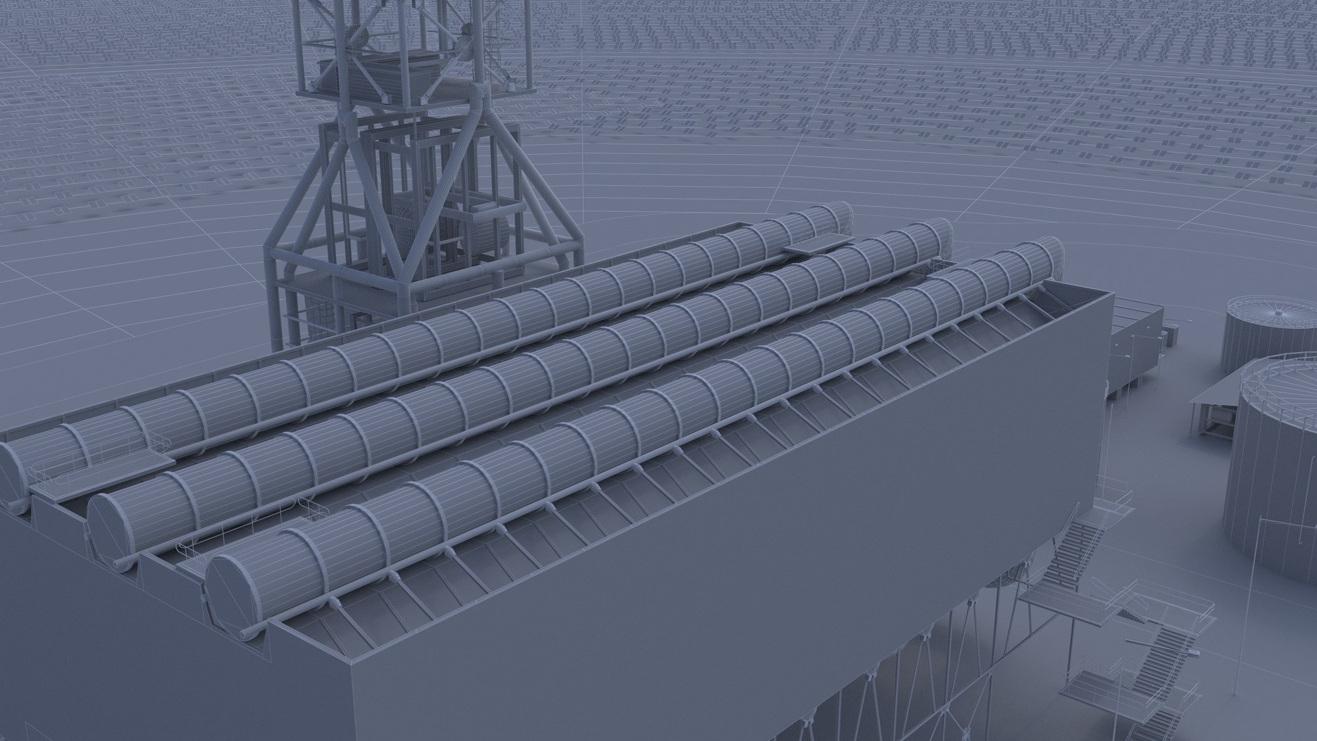 3D Solar Power Plant Model - TurboSquid 1531262