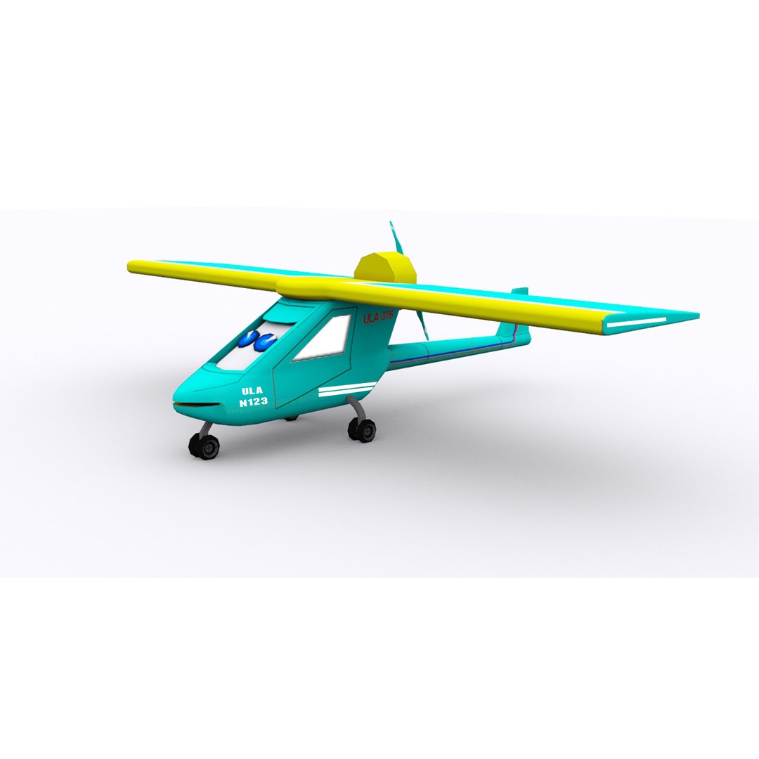 3d Model Ultralight Cartoon