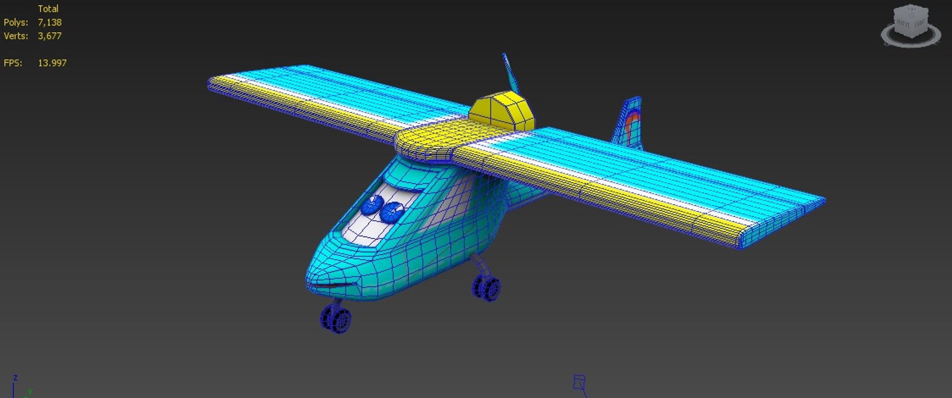 3d Model Ultralight Cartoon