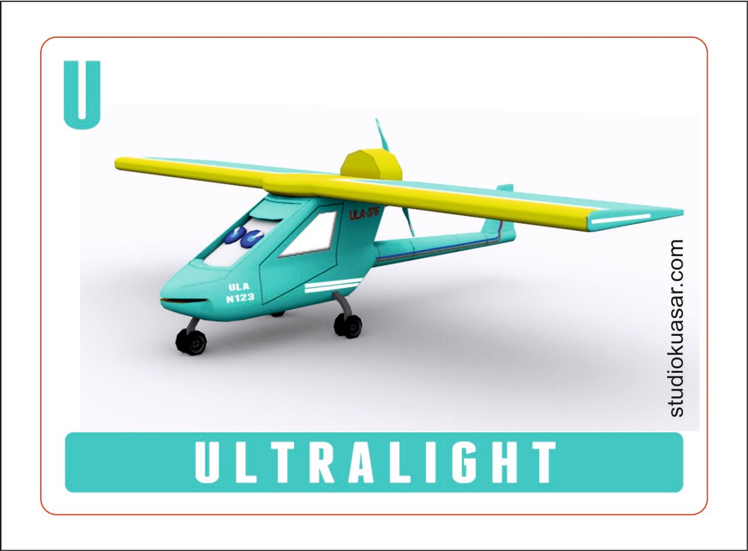 3d Model Ultralight Cartoon