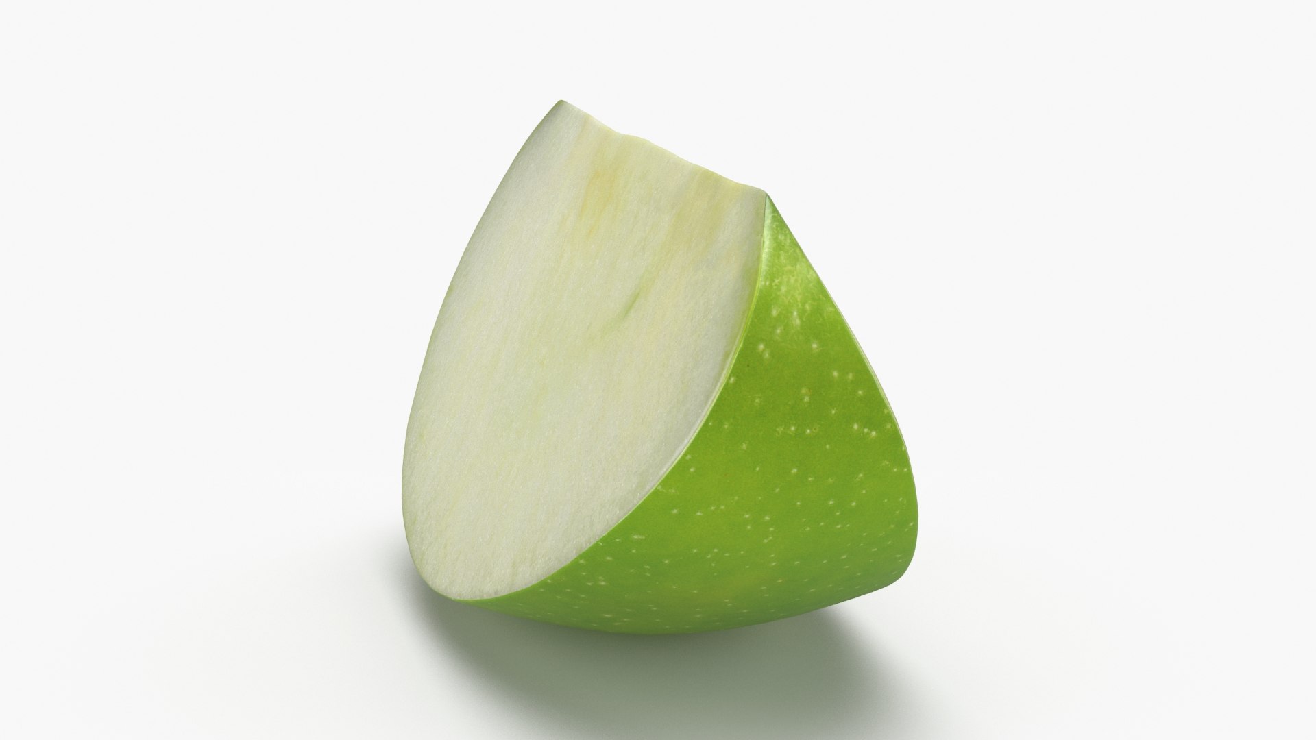 Green Apple V1 Slice 02 3D Model - TurboSquid 2058655