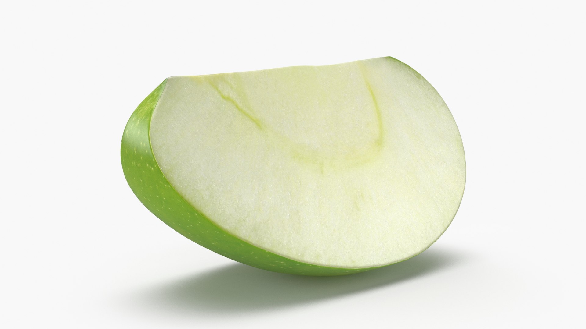Green Apple V1 Slice 02 3D Model - TurboSquid 2058655
