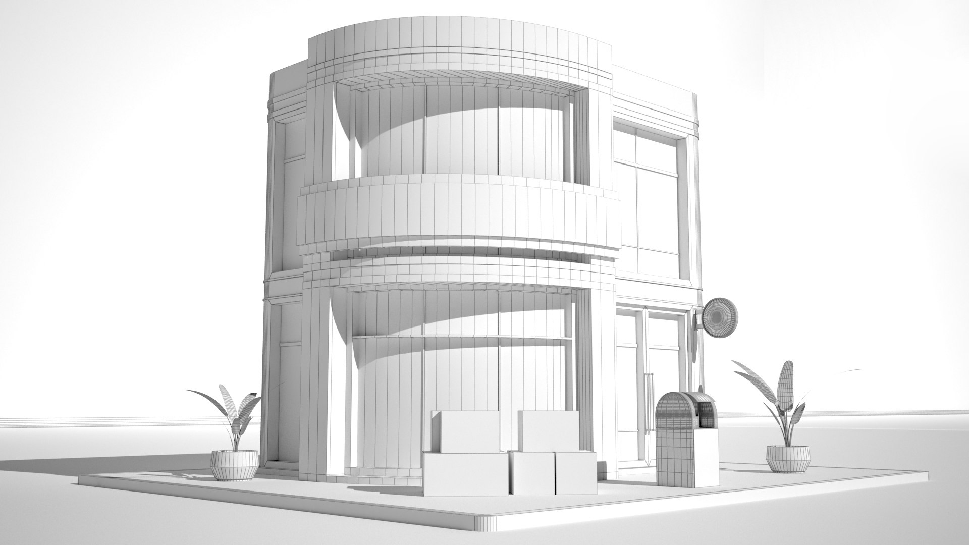 Post Office 3D Model - TurboSquid 2080230