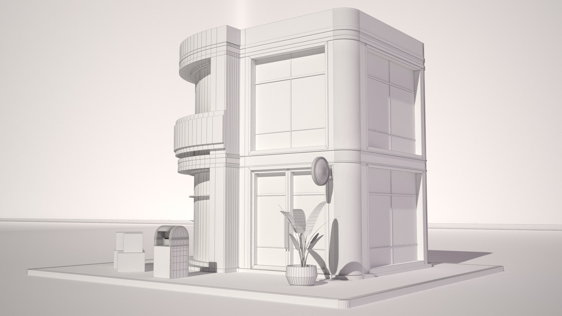 Post Office 3D Model - TurboSquid 2080230