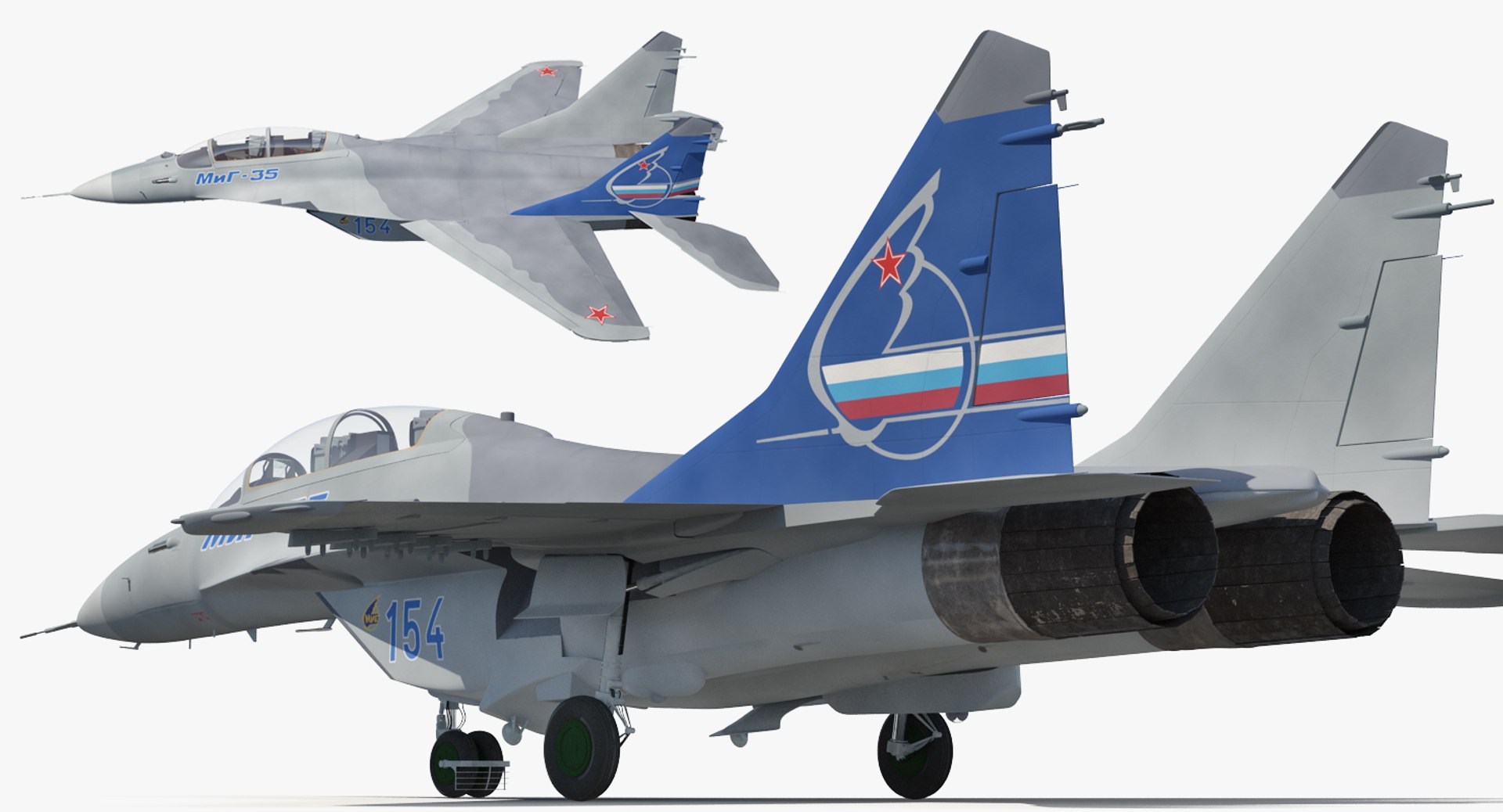 Fighter Mikoyan Mig-35 Fulcrum 3D - TurboSquid 1255540