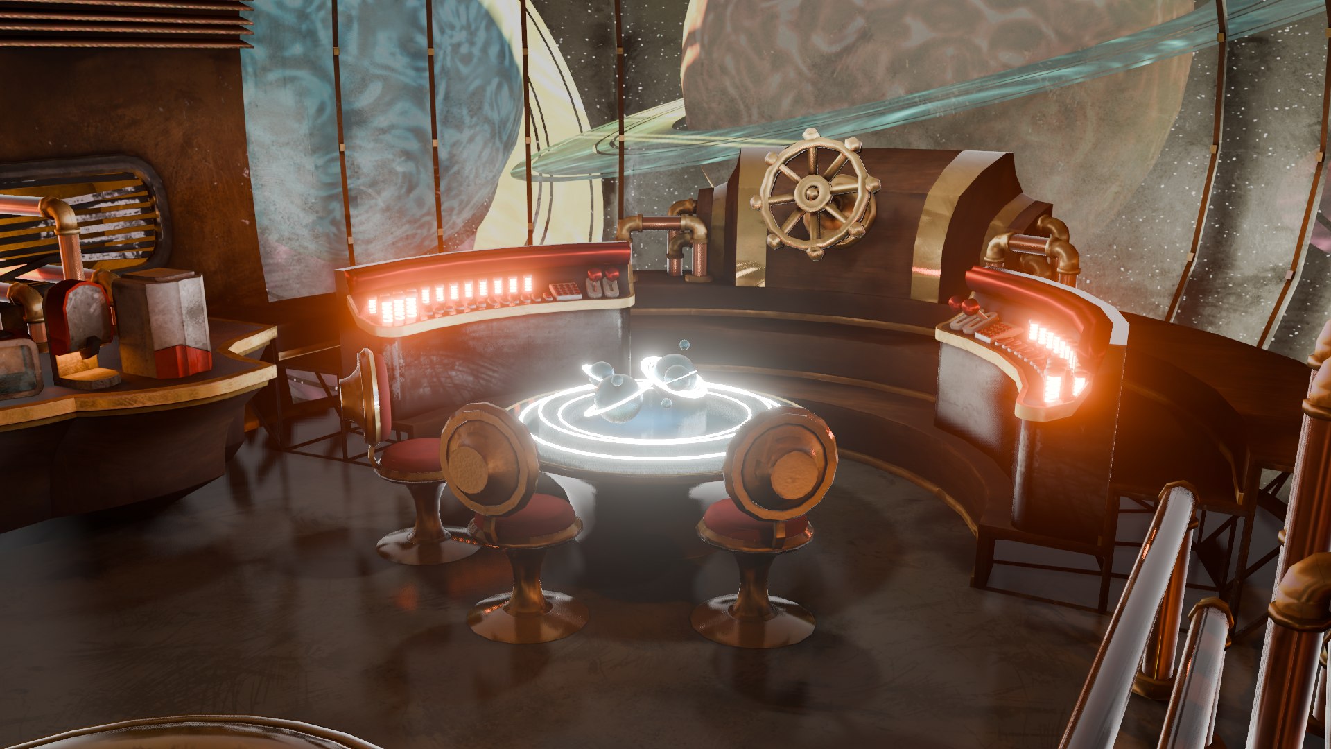 VR Spaceship Interior 3D Model - TurboSquid 2158607