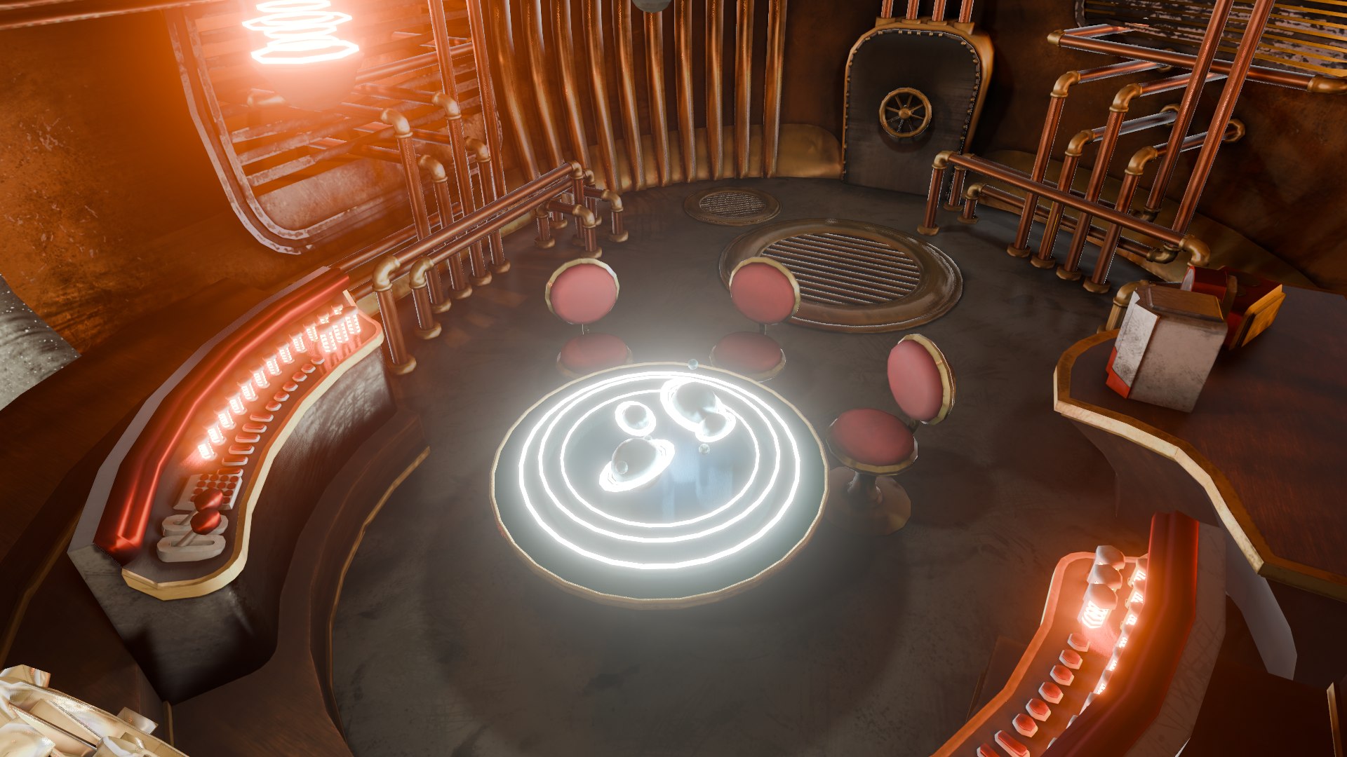 VR Spaceship Interior 3D Model - TurboSquid 2158607