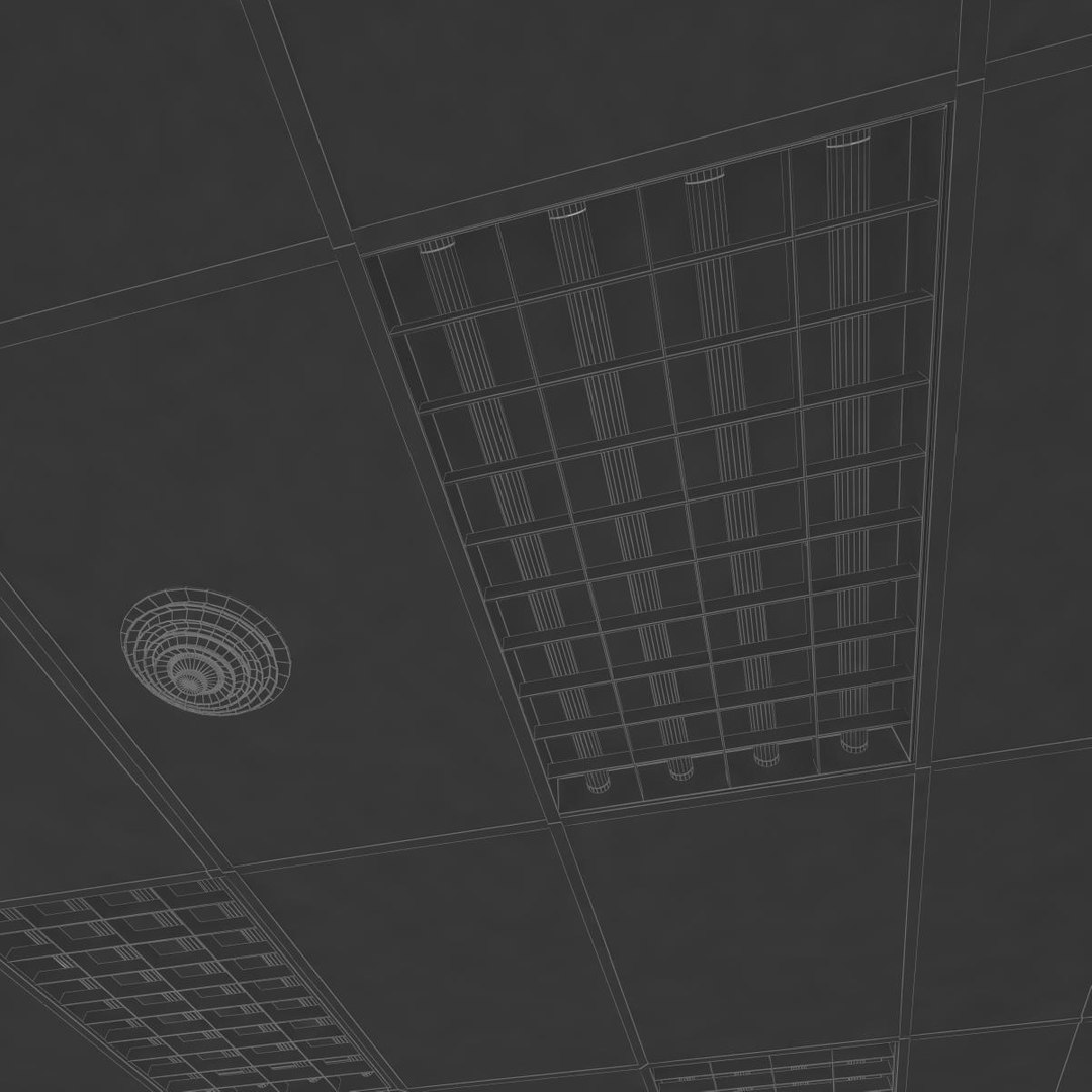 3d boardroom scene model