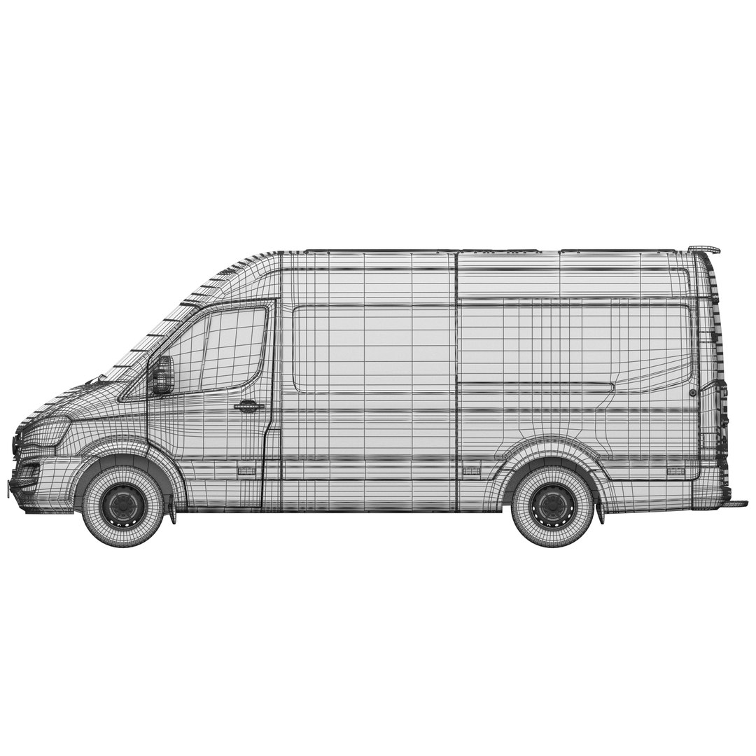 3D Hyundai H350 Van L3H2 Model - TurboSquid 2198419
