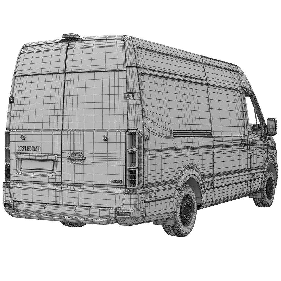 3D Hyundai H350 Van L3H2 Model - TurboSquid 2198419