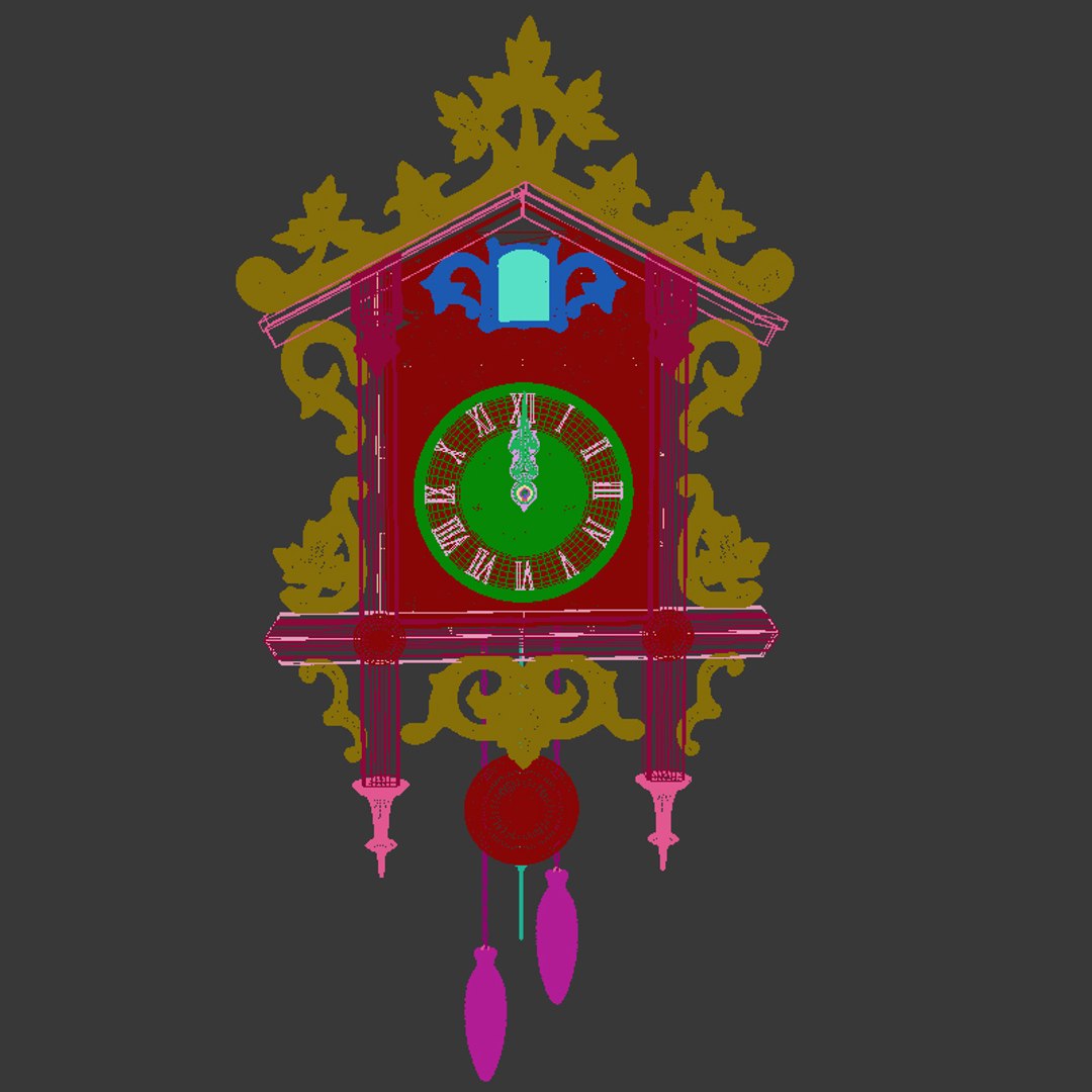 Cuckoo Clocks Model - TurboSquid 1196304